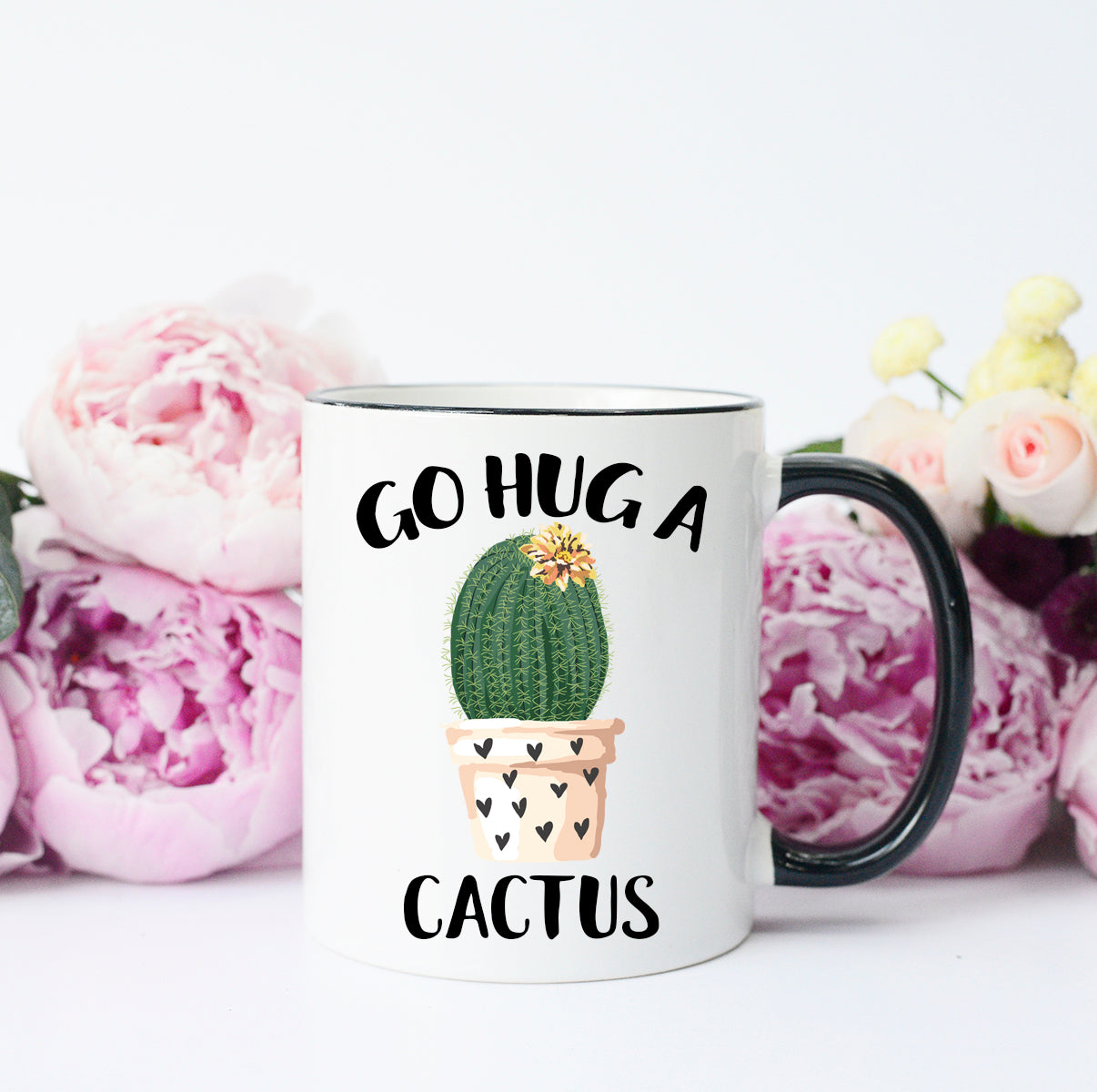 cute cactus mug