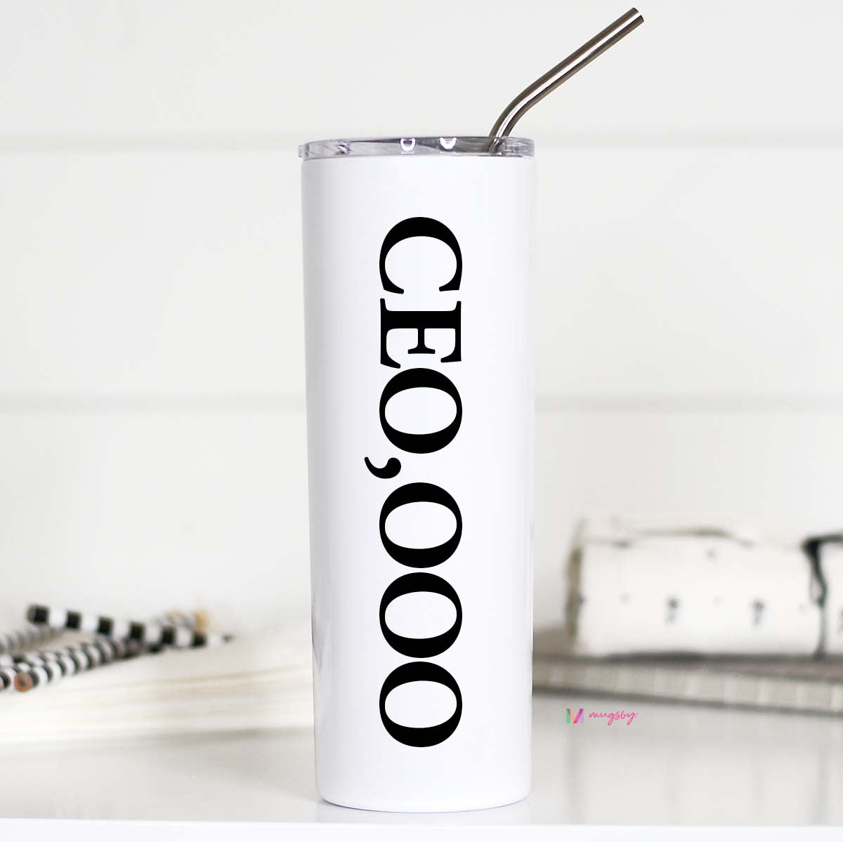 CEO,OOO Tall Travel Cup – Funny Coffee Mug – Mugsby