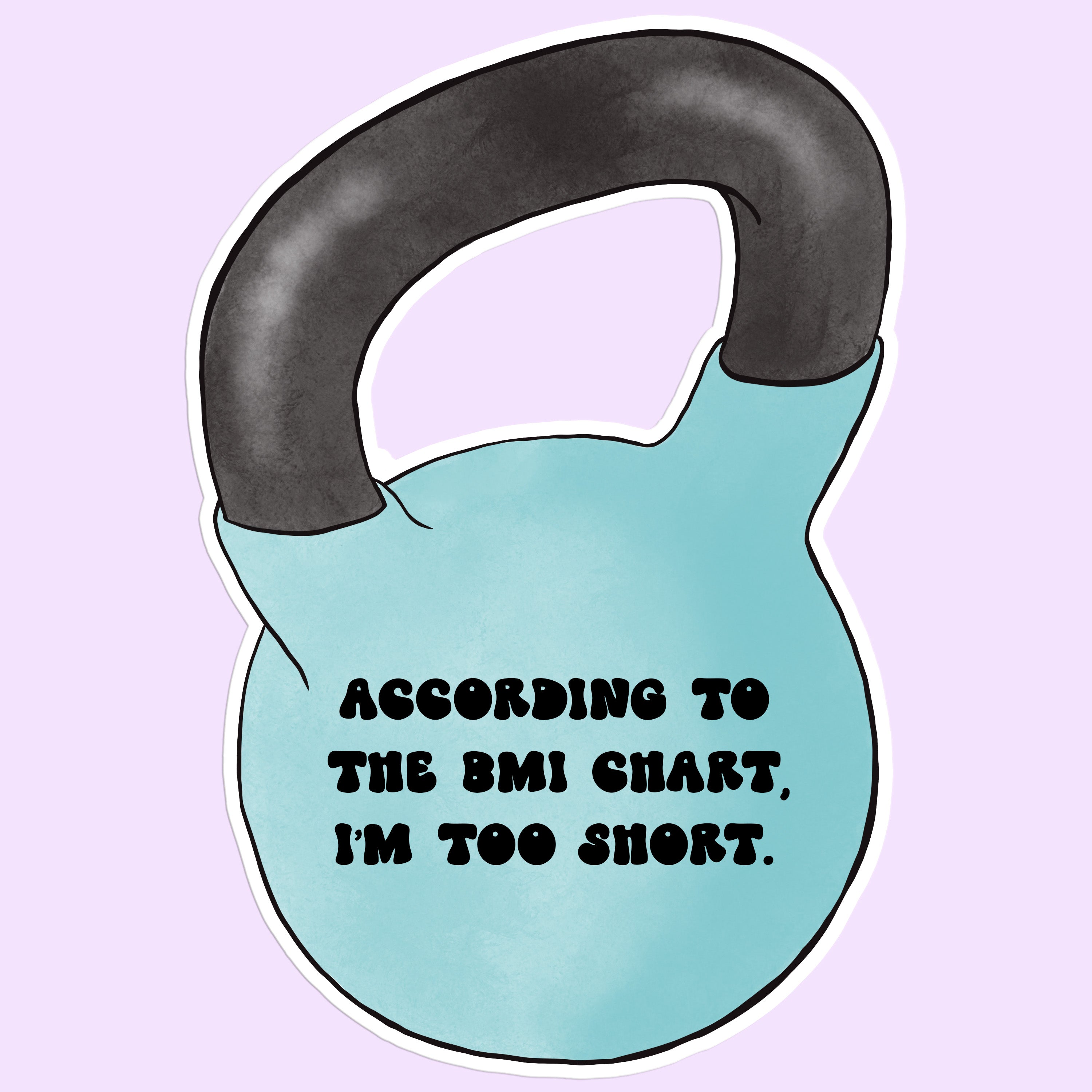 According to the BMI Chart Funny Fitness Vinyl Sticker Decal – Funny C ...