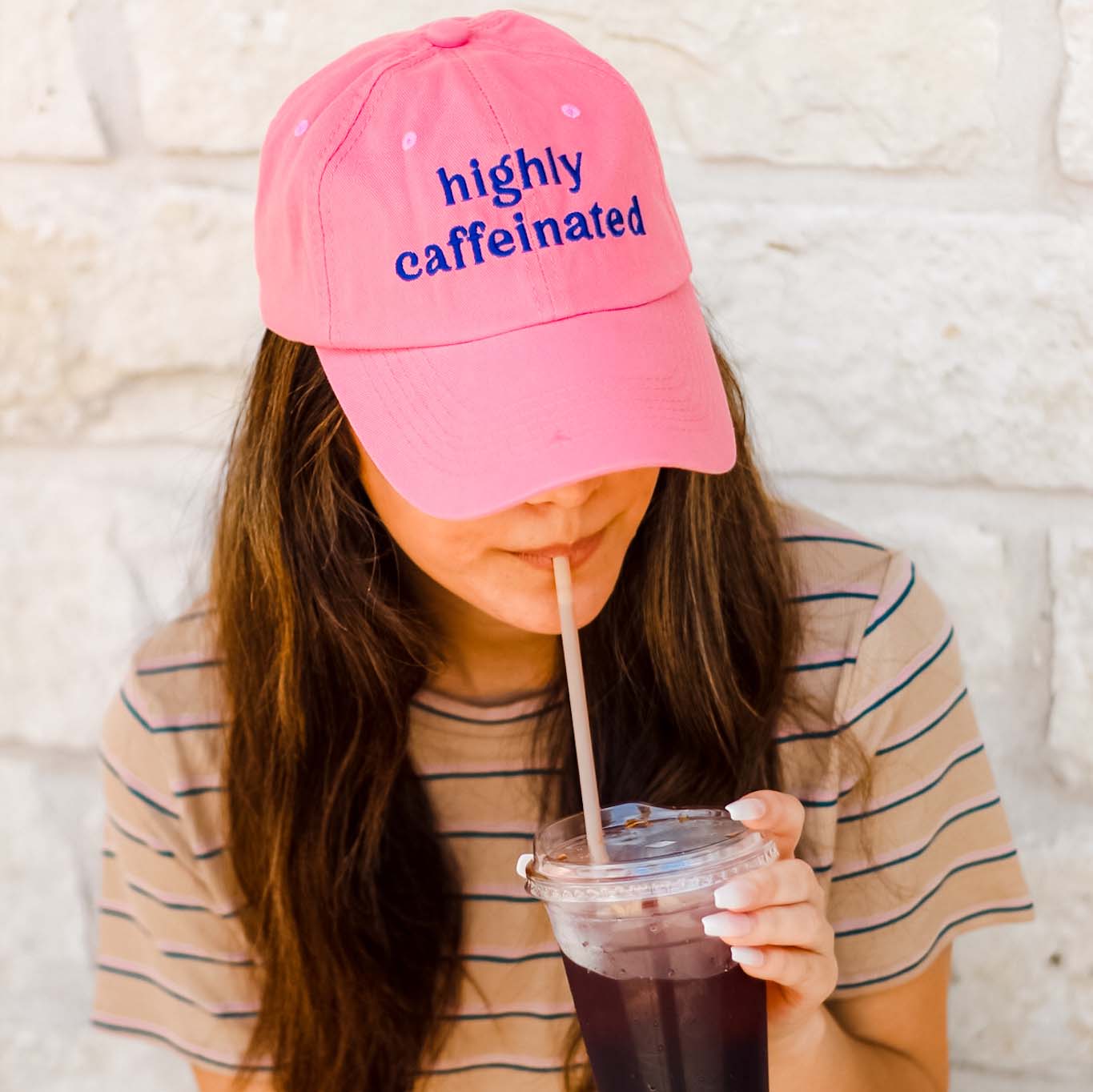 Highly Caffeinated Dad Hat – Funny Coffee Mug – Mugsby